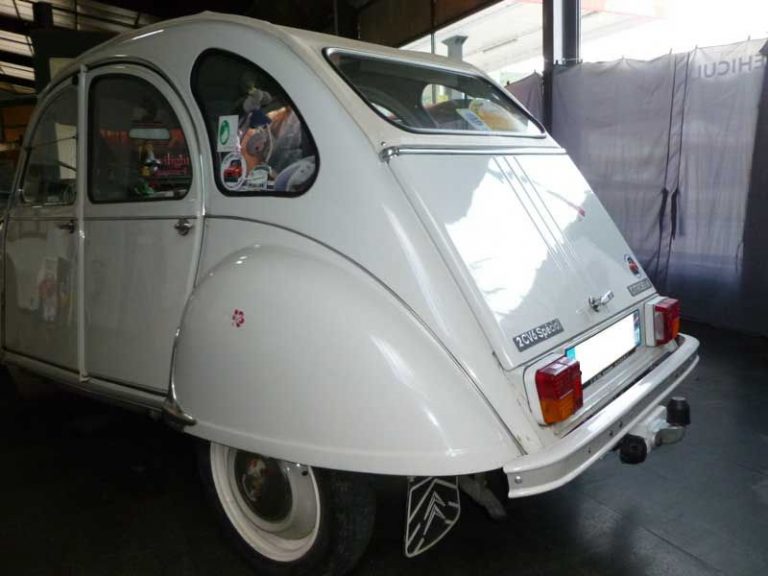 2CV blanche - Mehari Sun